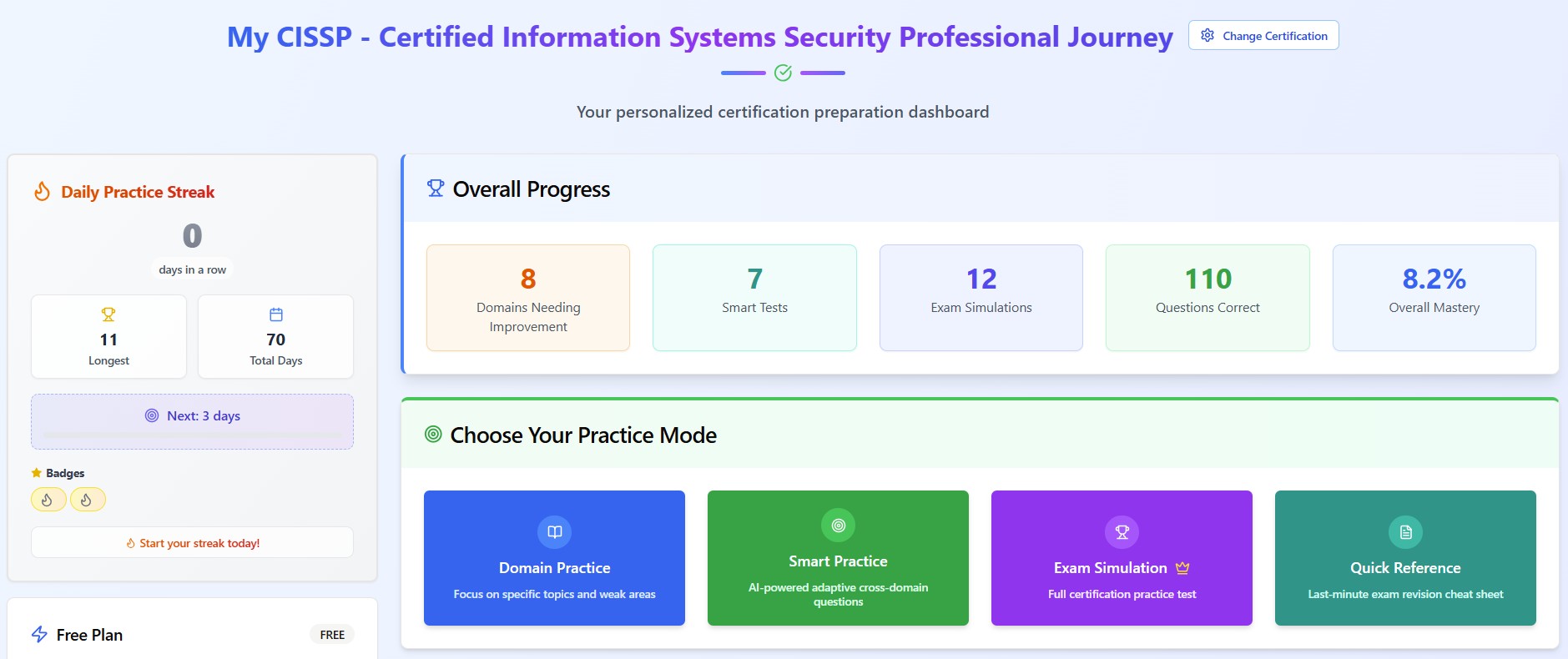 FlashGenius - AI-Powered Certification Exam Prep | CISSP, AWS, PMP & More