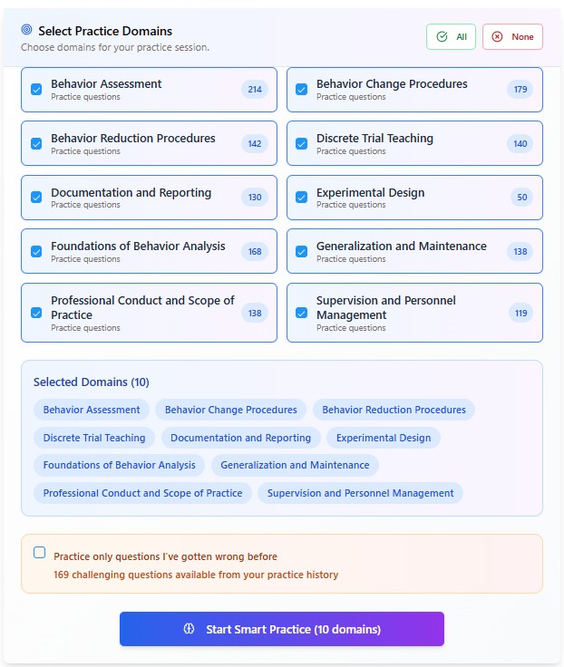 BCBA Practice Test & Exam Prep - All 9 Domains | FlashGenius